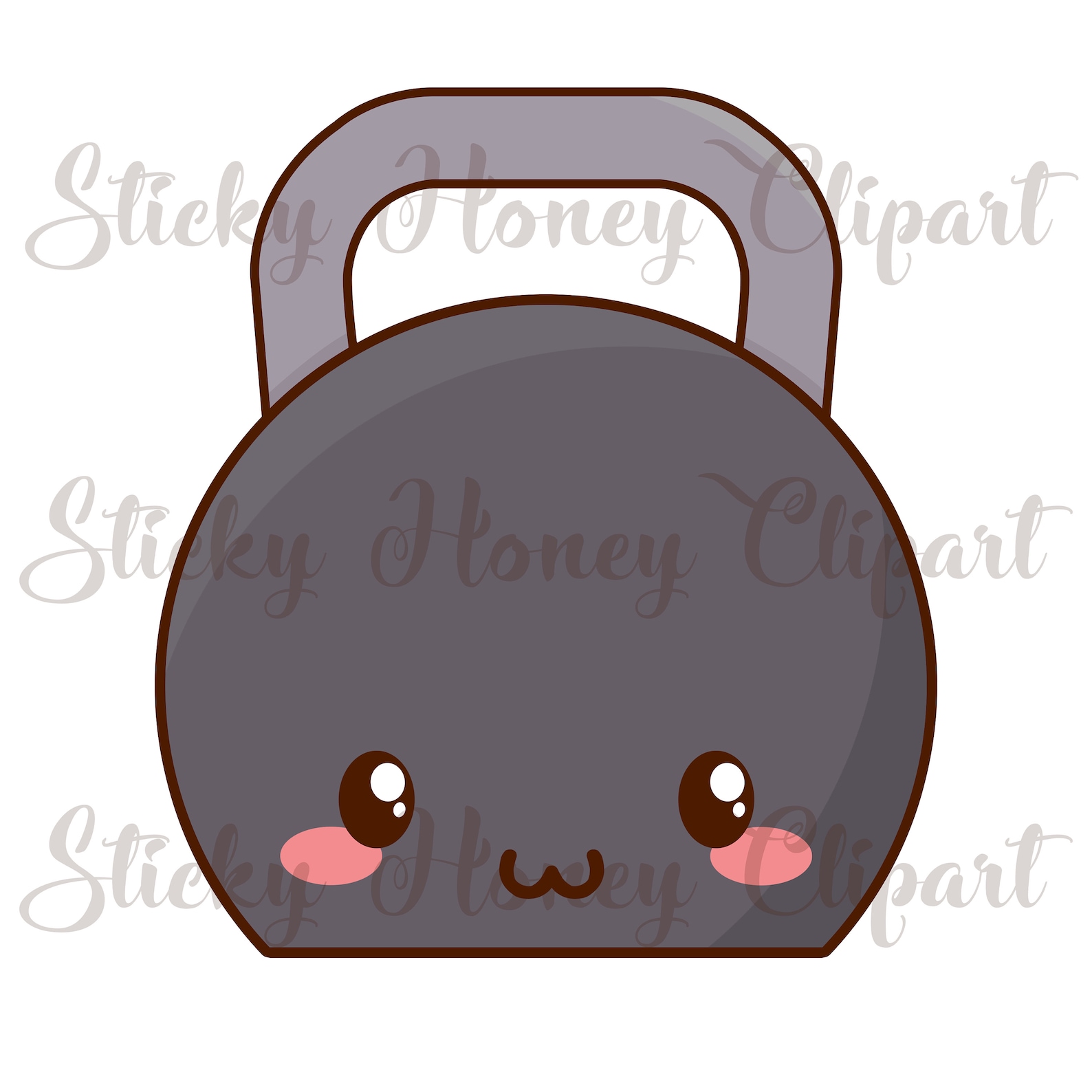 Fitness Clipart / Kawaii Fitness Clipart / Cute Fitness / Workout ...