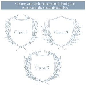 Custom Monogram and Crest Digital Download, Interlocking Monogram ...