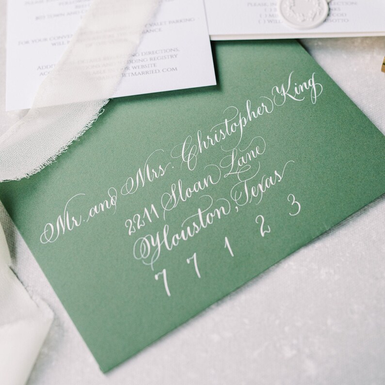 Calligraphy Wedding Envelopes / Envelopes Addressing / Wedding - Etsy