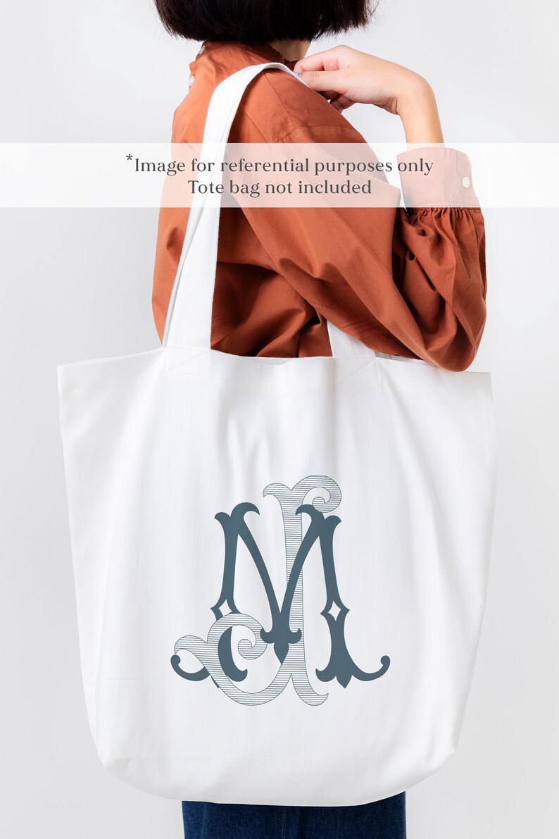 Custom Monogram Digital Download, Interlocking Monogram, Wedding ...