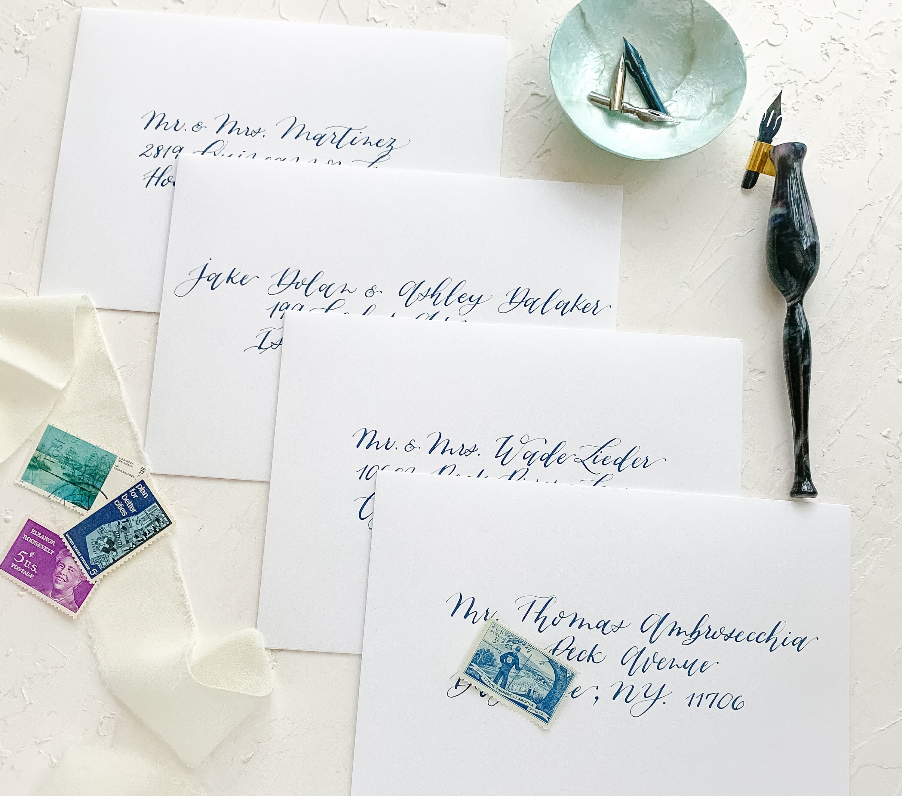 Calligraphy for Wedding Envelopes / Wedding Invitations | Etsy