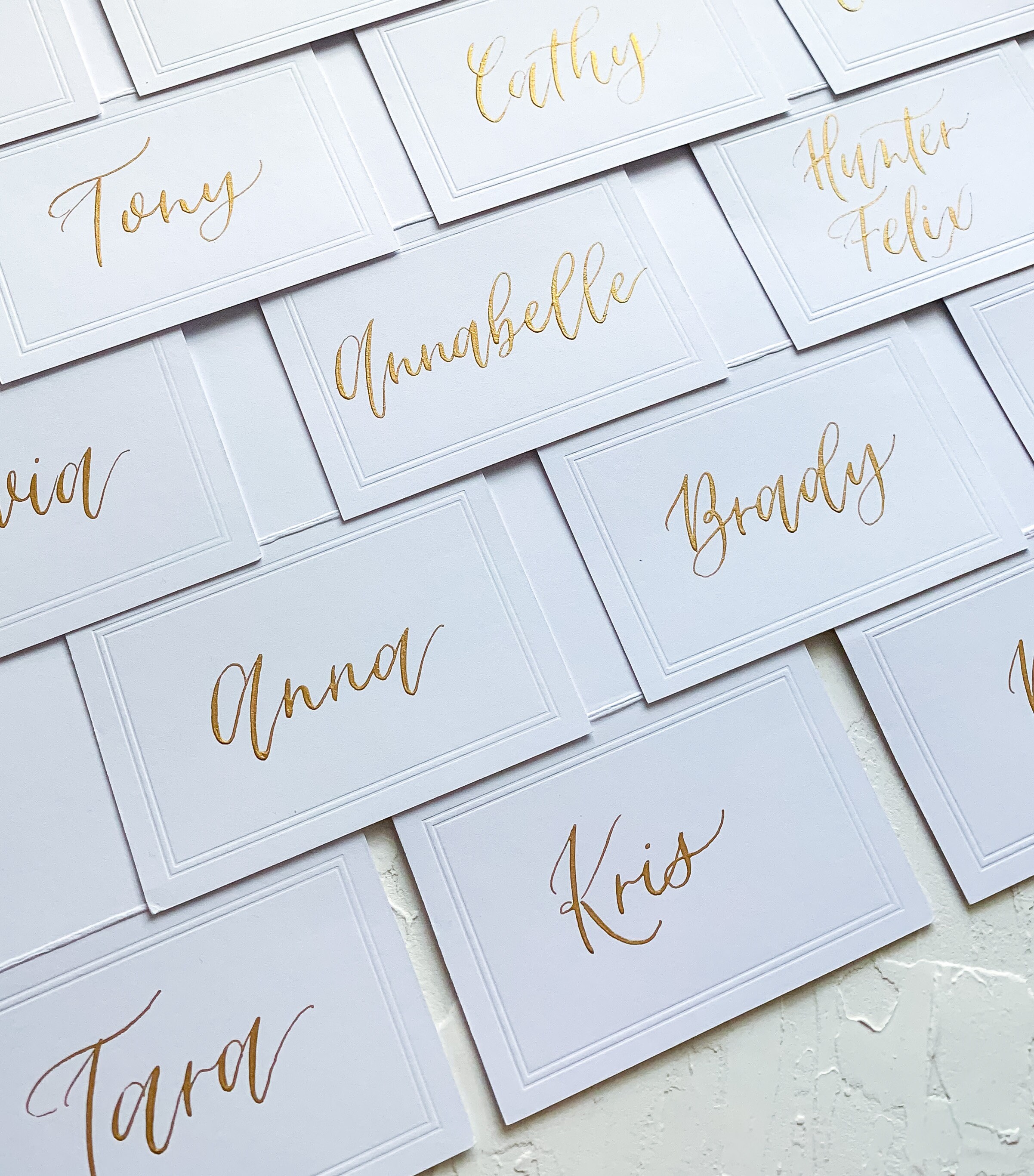 Calligraphy for place cards / Wedding Place Cards / Escort | Etsy