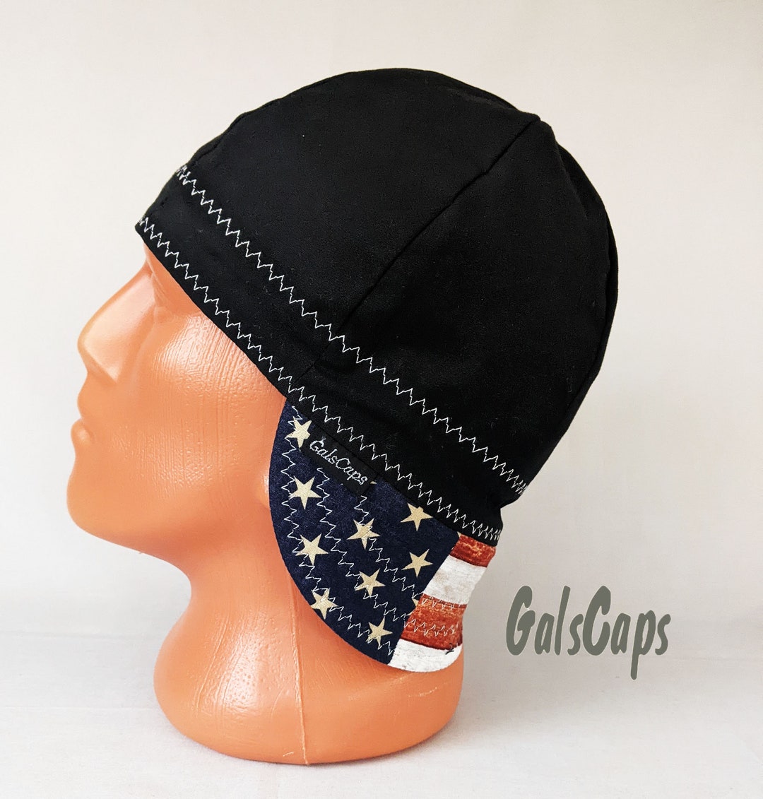 Patriotic Welding Welders Cap Hats Bikers Caps Hat Cotton Decorative ...