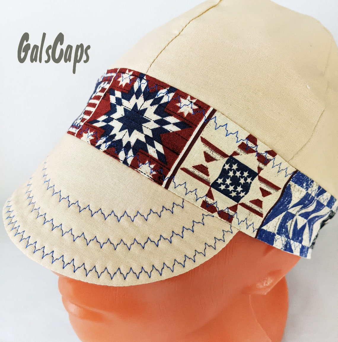 Patriotic Quilting Welders Welding Cap Hats Bikers Caps Hat Cotton ...