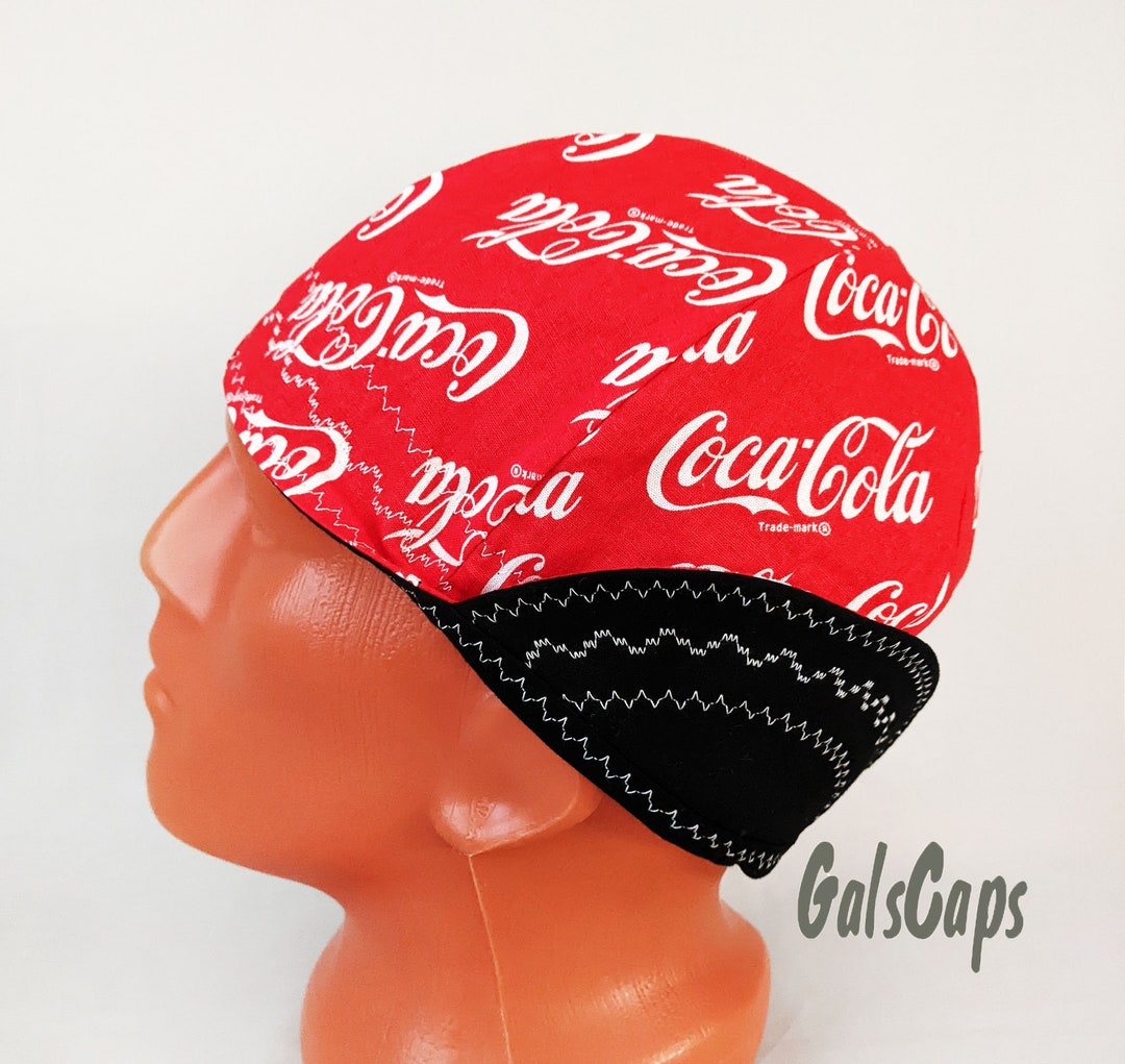 Welders Hats Coca Cola Print Bikers Caps Welding Cap Hat Cotton Weld ...