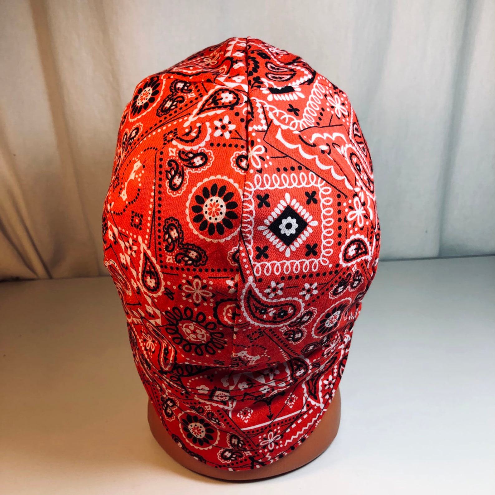 Red Bandana Welders Hats Bikers Caps Welding Cap Hat | Etsy