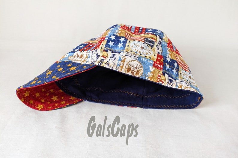 Patriotic Cap Welders Hats Bikers Caps Welding Cap Hat Cotton Weld Cap ...