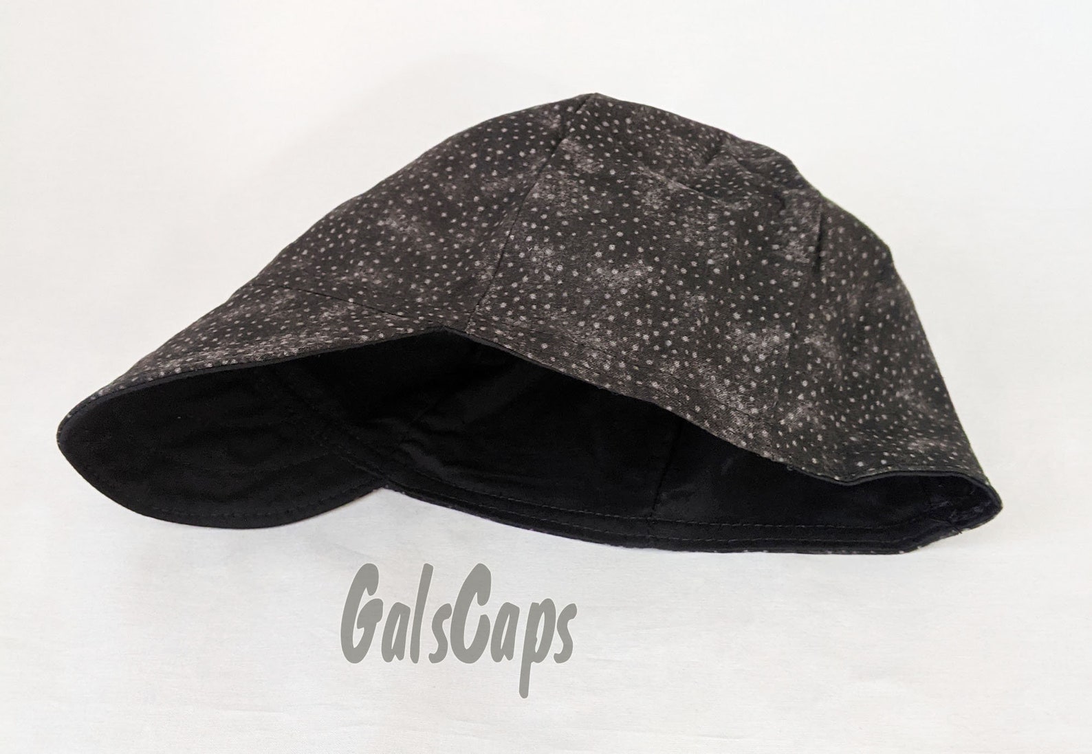 Spotted Welding Caps Black/black Welders Pipefitters Bikers - Etsy