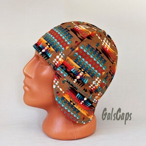 Native Aztec/tan Welders Hats Bikers Caps Welding Cap Hat Cotton Weld ...