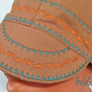 Native Aztec/tan Welders Hats Bikers Caps Welding Cap Hat Cotton Weld ...