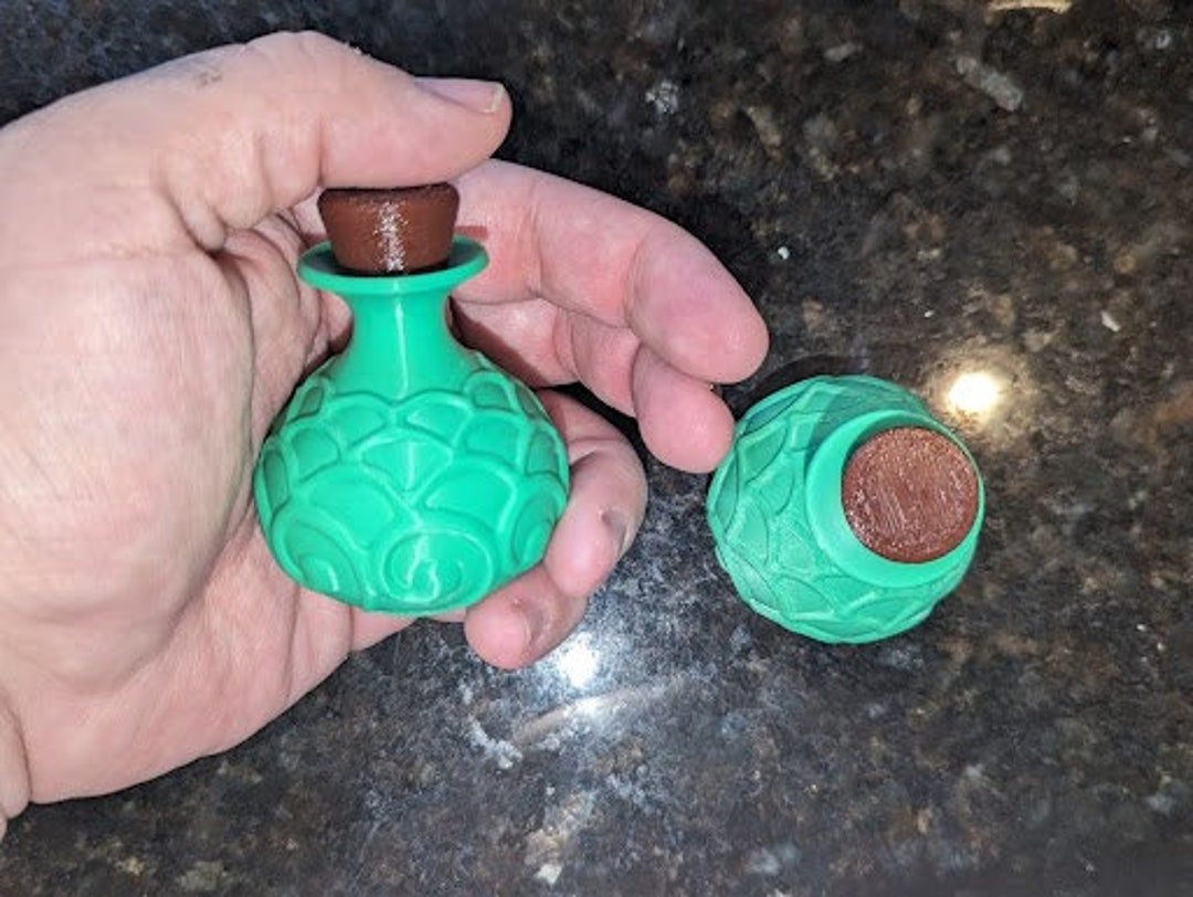 Health Potion - 3d Printed - an Stlflix Design -solid Colors - Etsy