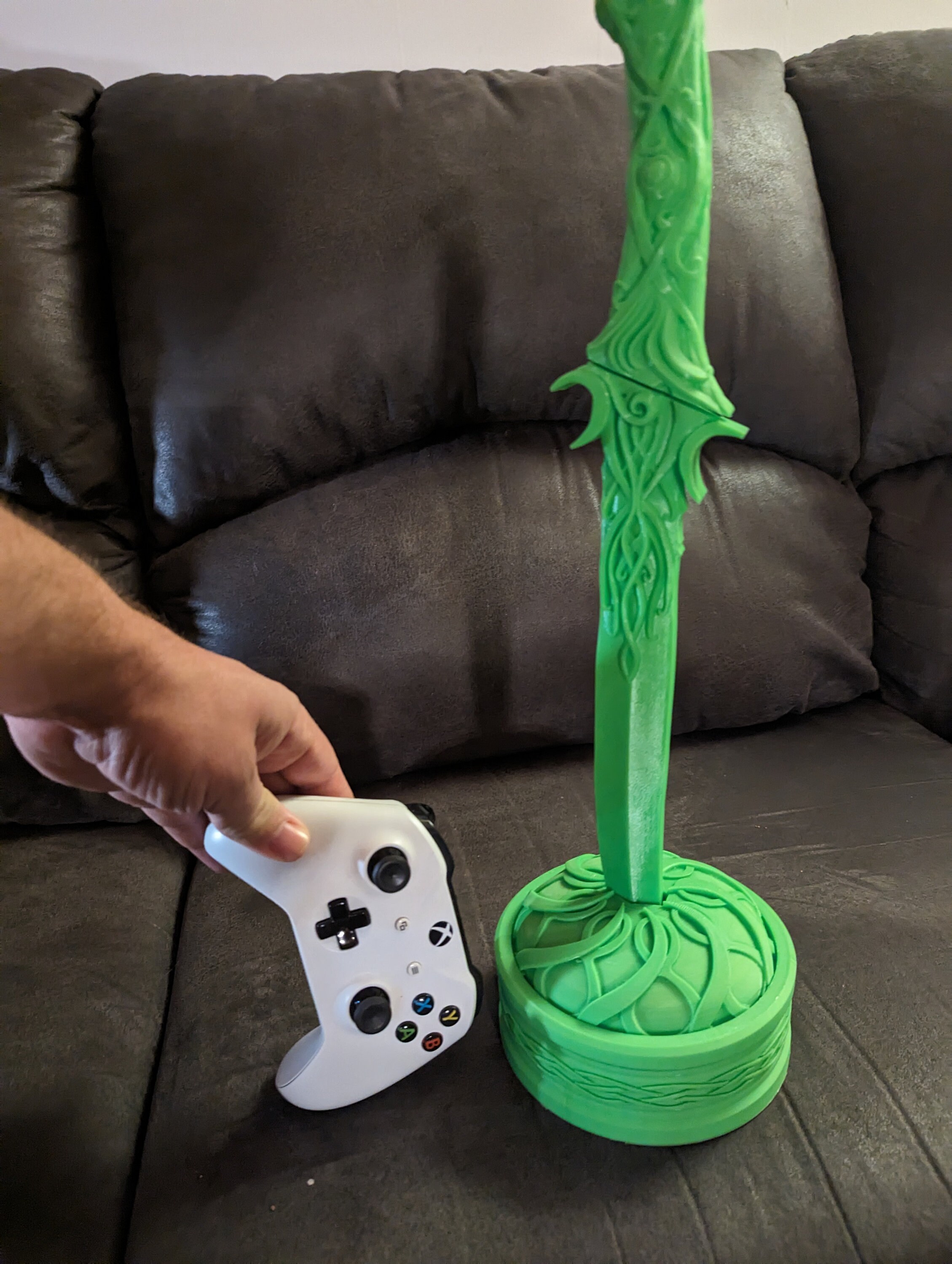 Poisoned Elven Dagger With Stand- 3d Printed - an Stlflix Design -solid ...