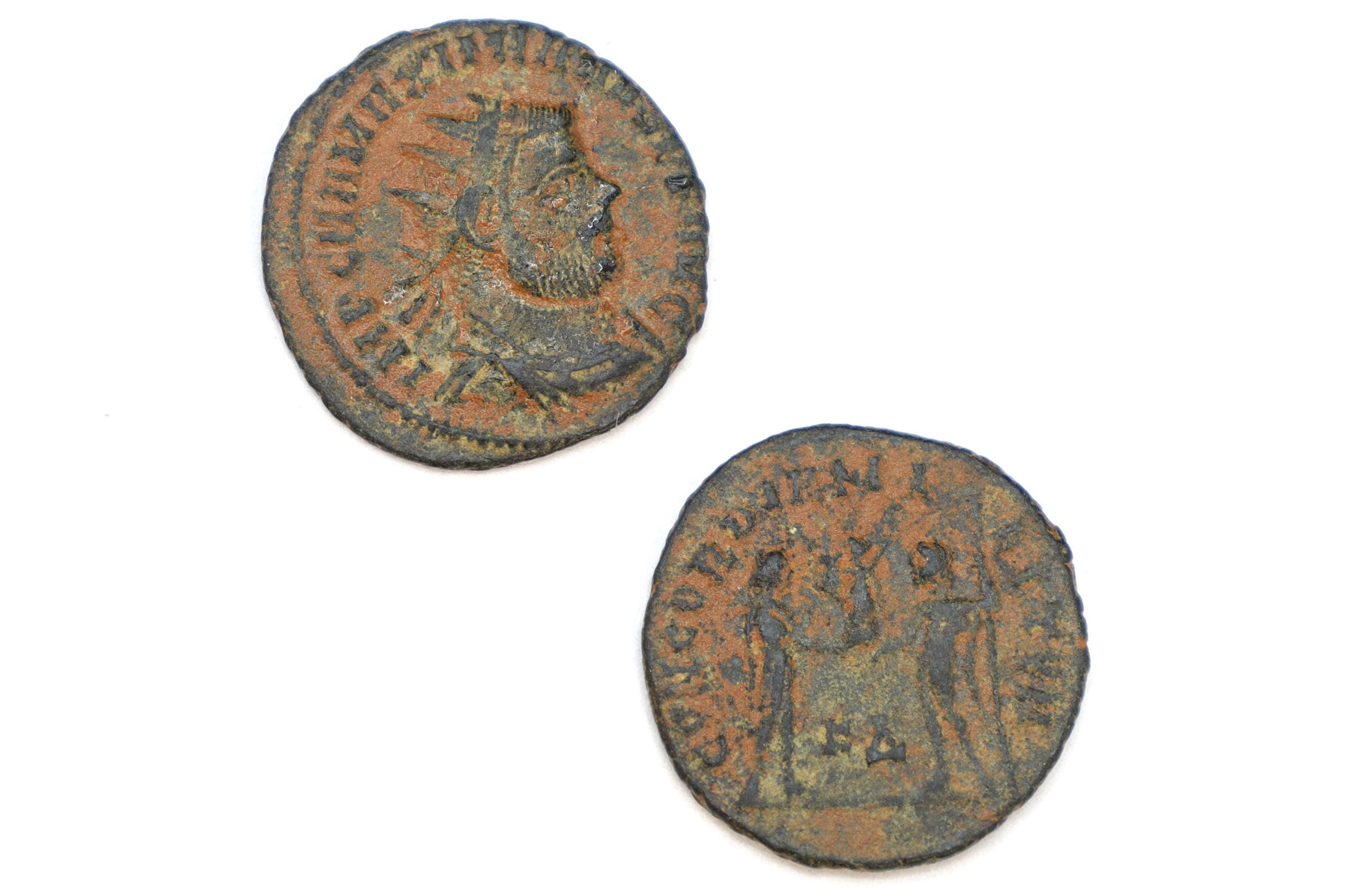 Ancient Roman Empire Coin, Maximian Imperator, Antoninianus Cyzicus ...