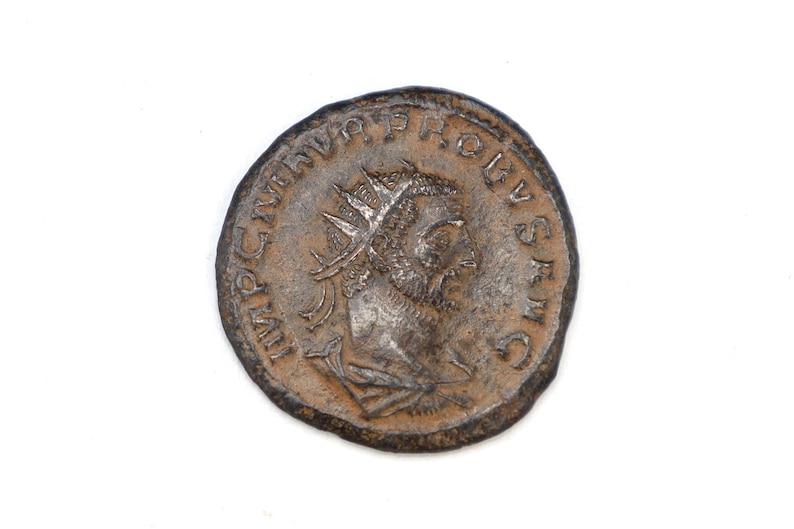 Ancient Roman Empire Coin, Probus Emperor, Bronze Silvered Antoninianus ...