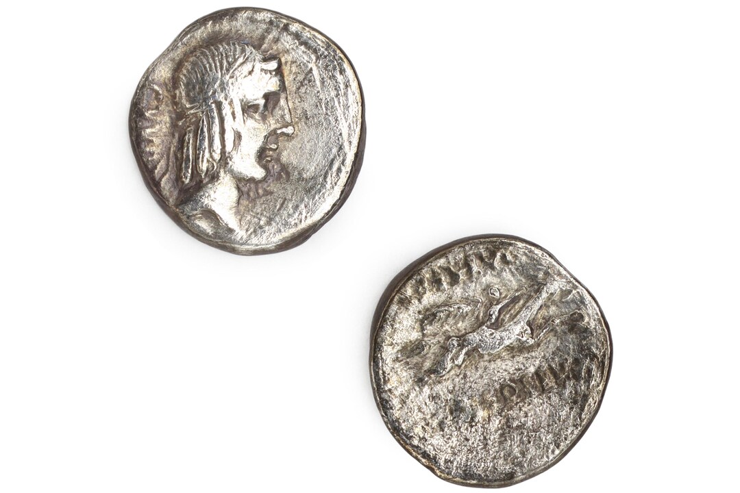 Lucius Calpurnius Piso Frugi. Ancient Roman Republic, Silver Denarius ...