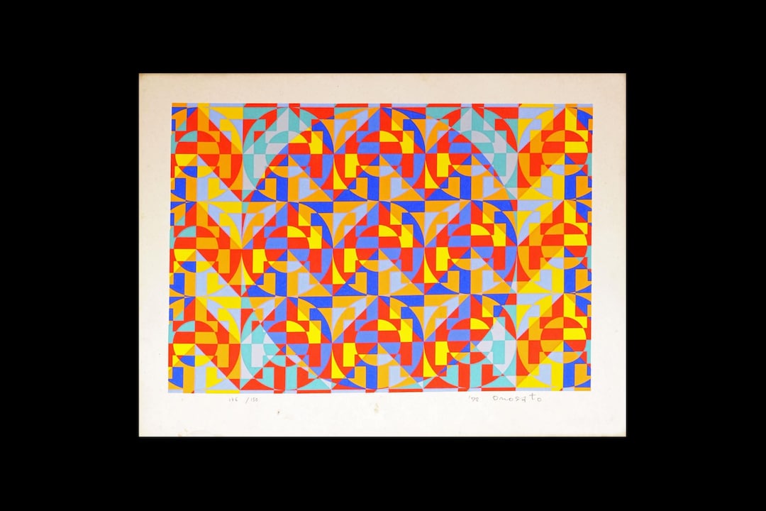 Toshinobu Onosato, Limited Edition Color Serigraph on Paper Depicting A ...