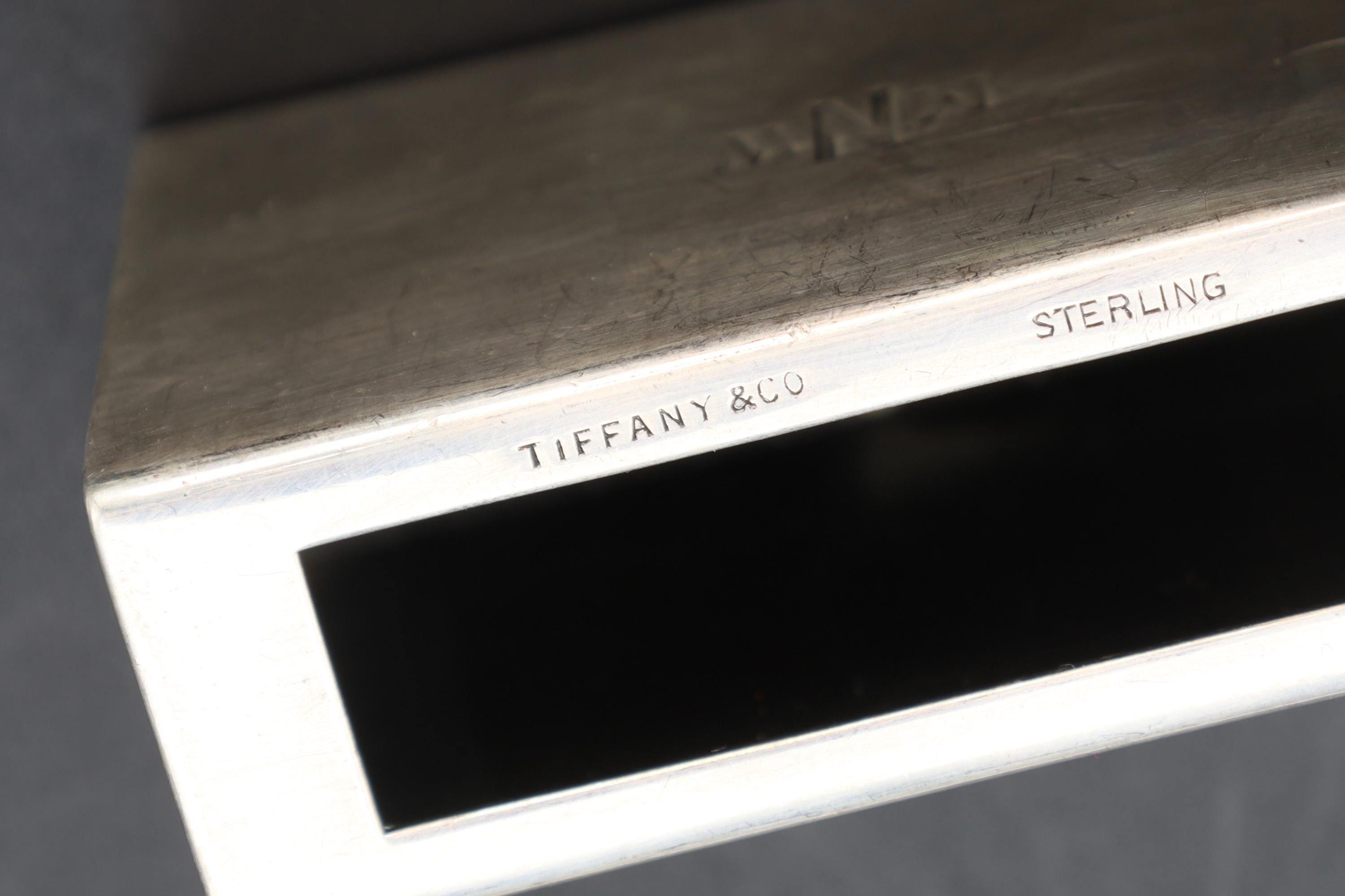 Tiffany & Co Sterling Silver Matchbox, A Match Case Cover With ...