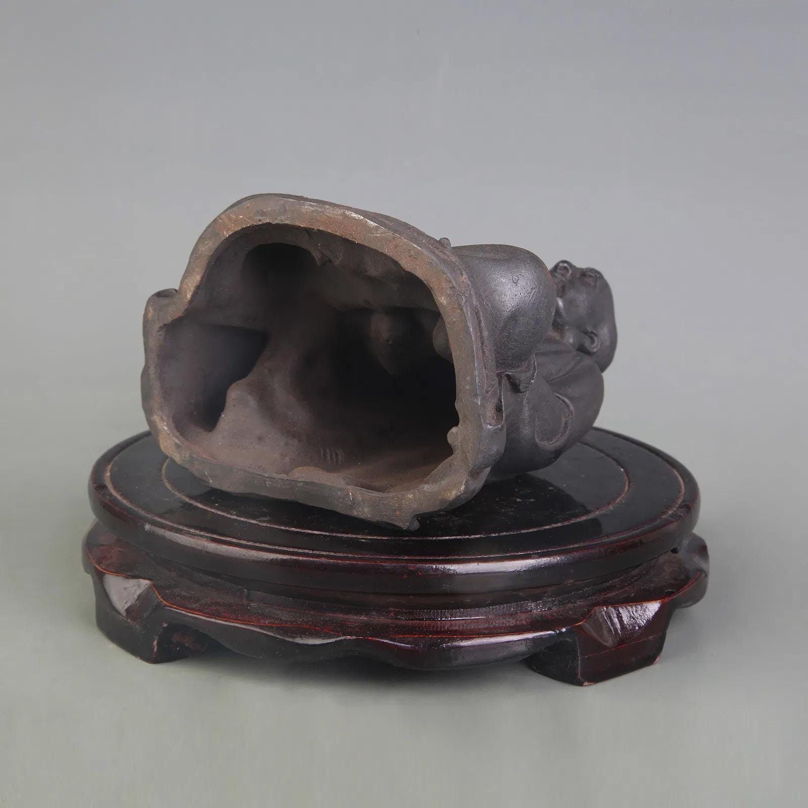 Arhat, Buddhist Monk in Meditation, Cast Bronze, Dated as Early 20th ...