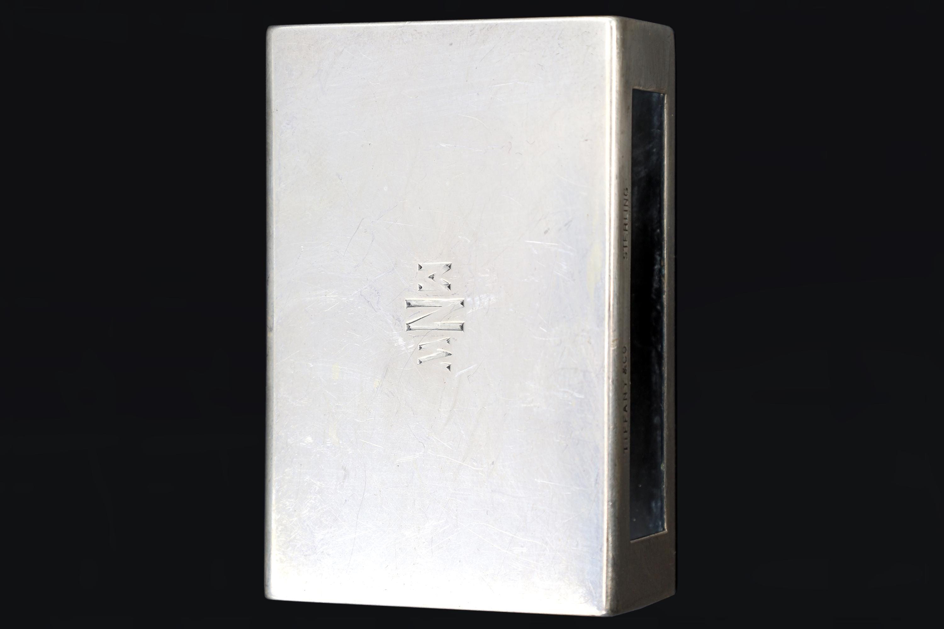 Tiffany & Co Sterling Silver Matchbox, A Match Case Cover With ...