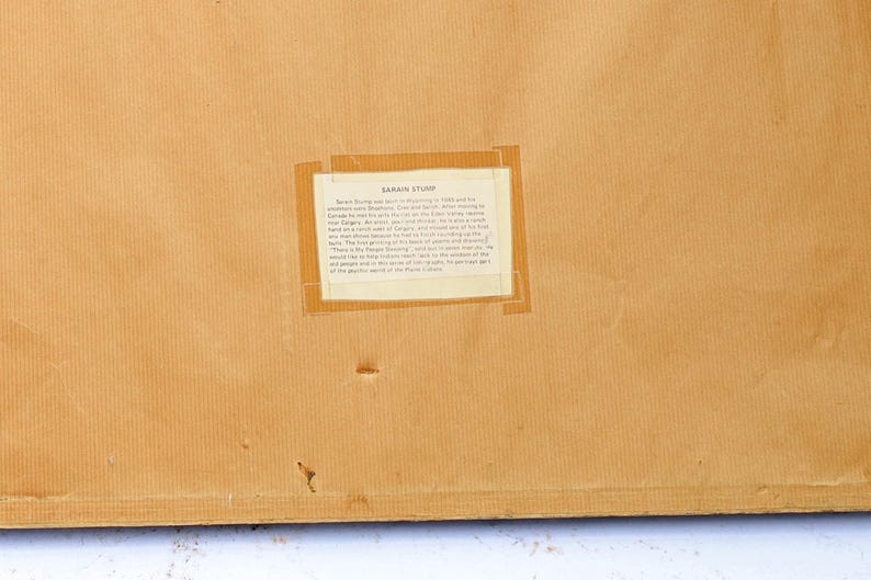 IMPORTANT, Sarain Stump, A First Nation Artist From Canada, Silkscreen ...