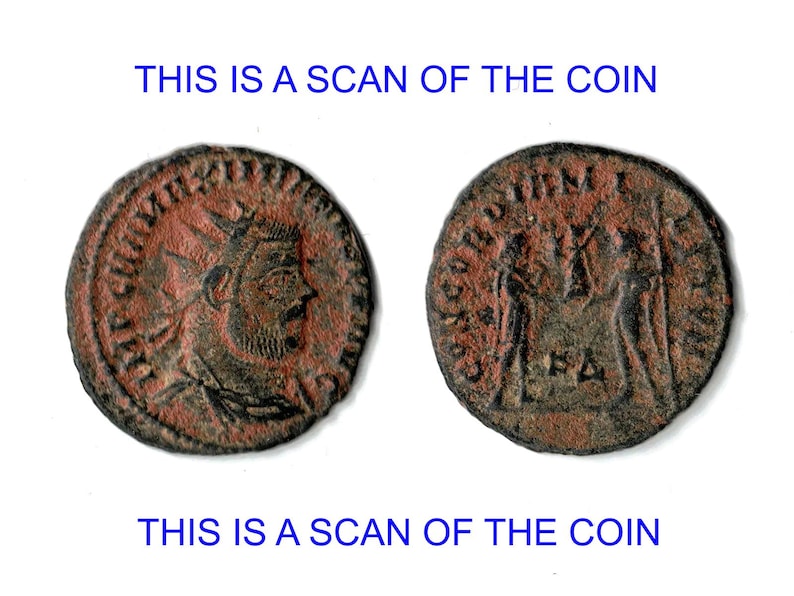 Ancient Roman Empire Coin, Maximian Imperator, Antoninianus Cyzicus ...