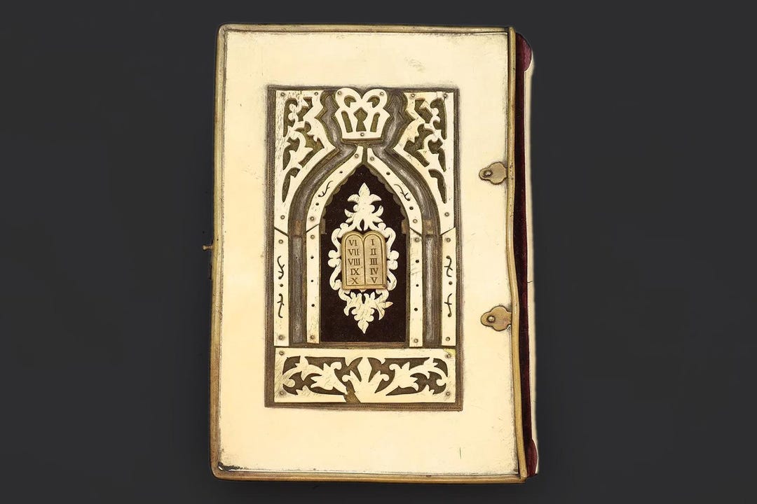 Antique 1893 Vienna Jewish Siddur for Daily Prayers Book, German and ...