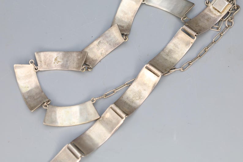 Vintage 1950s Jewelry Set, Inca Quechua 900 Silver and 18 Karat Yellow ...