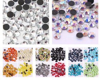 Hot Fix 1440pcs DMC CRYSTAL CLEAR Rhinestones Iron on 3mm 4mm | Etsy