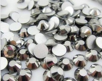 Clear Crystal Glass Rhinestones Sheet Self Adhesive Applique / Sticker ...