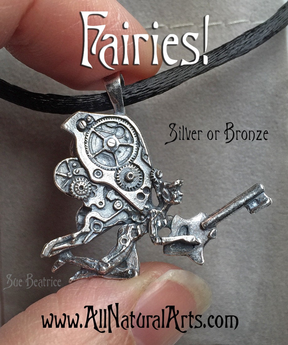 The Steampunk Fairy (solid Sterling Silver) - Etsy