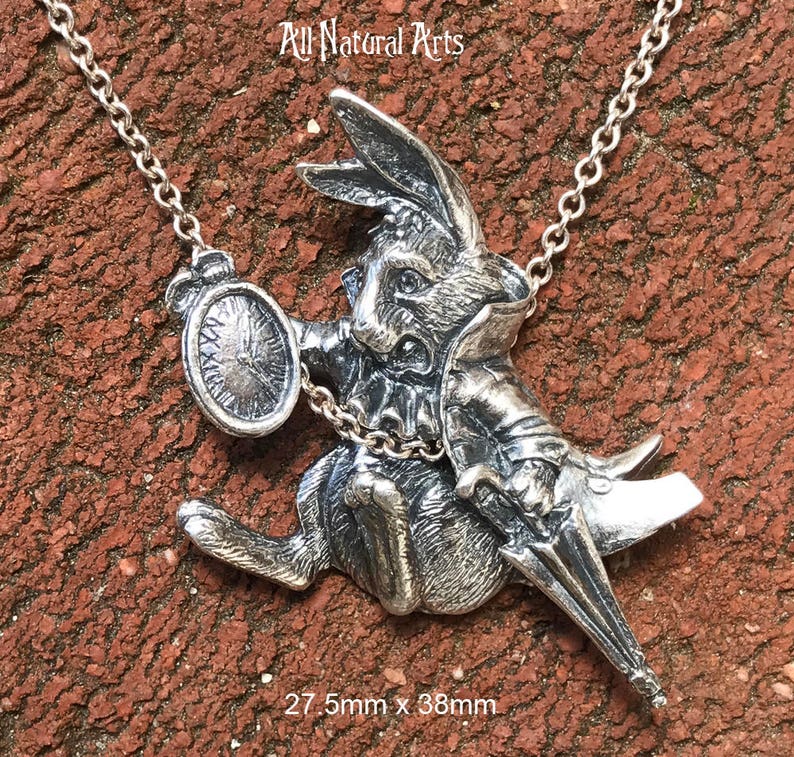 The White Rabbit (.925 Sterling Silver) - Etsy