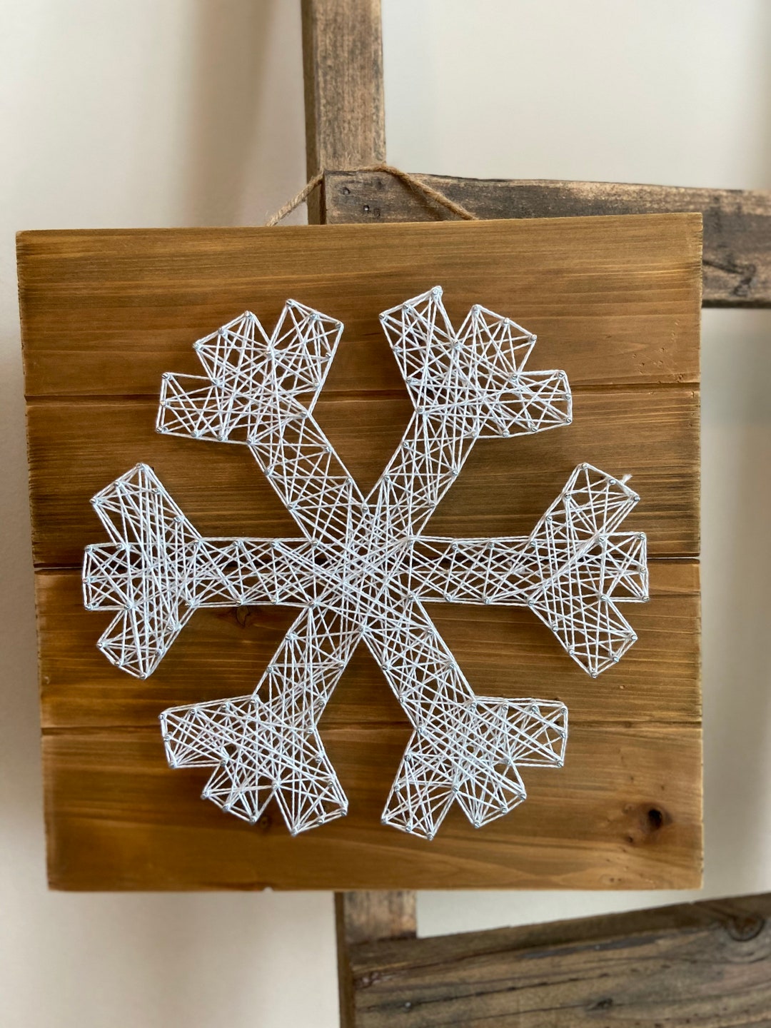 Medium Snowflake String Art - Etsy