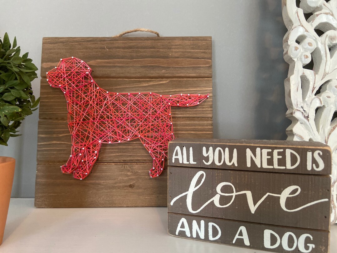Dog String Art- Custom Made - Etsy
