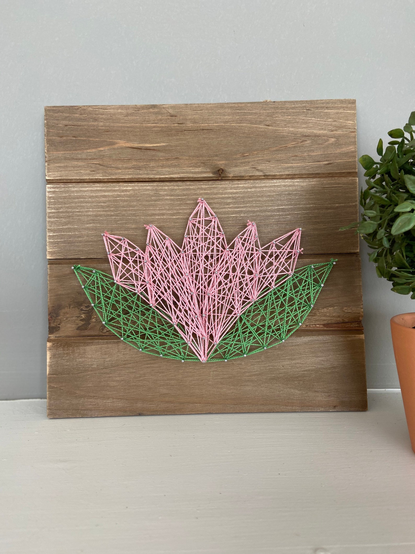 Lotus Flower String Art Custom Made - Etsy