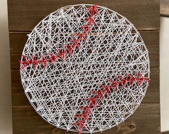 Baseball / Softball String Art: Digital Download Printable Template ...