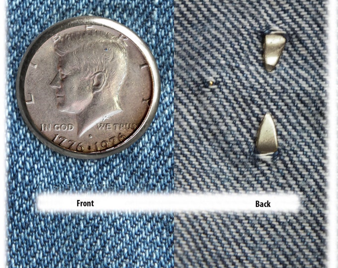 Half Dollar USA Coin Holder Rim Setting Bezel Nailhead With Prongs ...