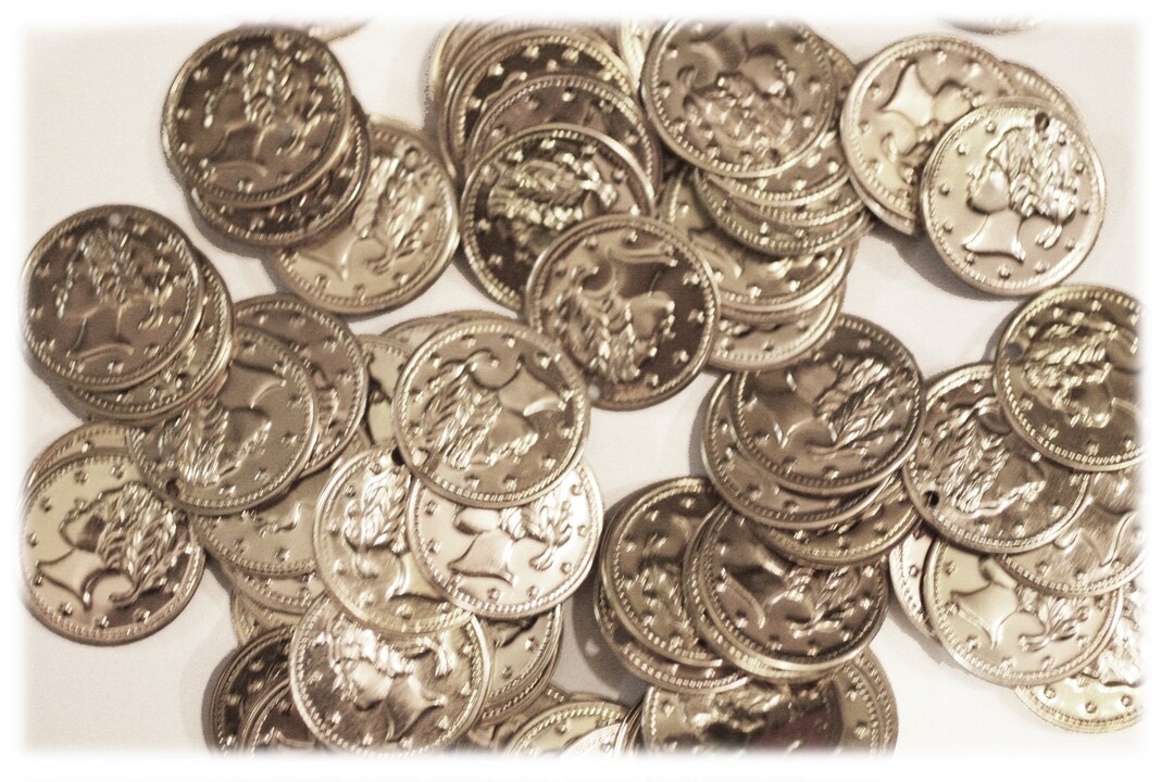 Aluminum Jingle Coins Belly Dancing Jewelry Craft Costume 18mm 11/16 ...