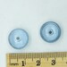 Glass Beads Pale Blue Transparent Disc 10mm. Pack of 10. Made in India ...