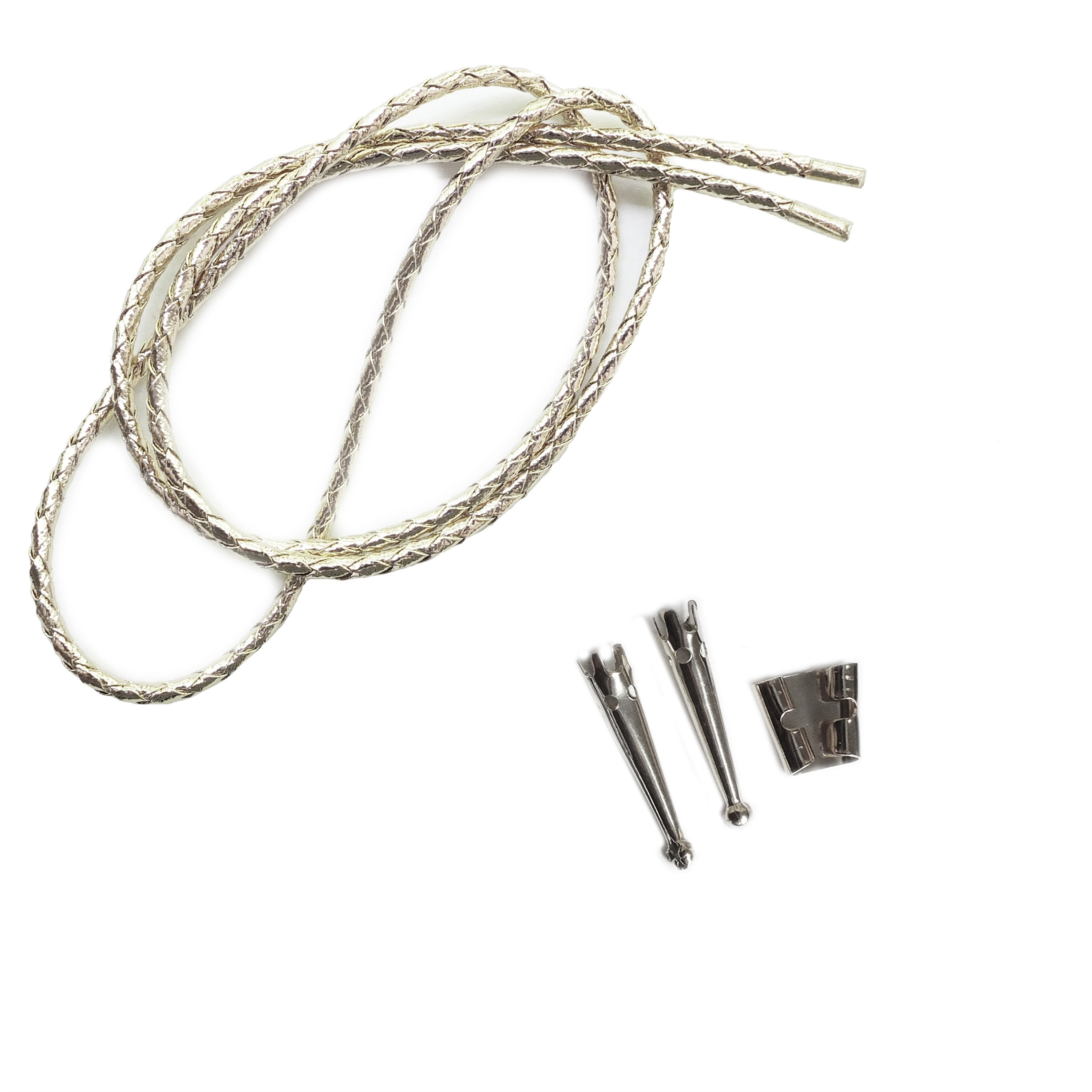 Blank Bolo String Tie Parts Kit Standard Slide Smooth Tips | Etsy