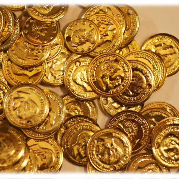 Gold Coin Trim - Etsy