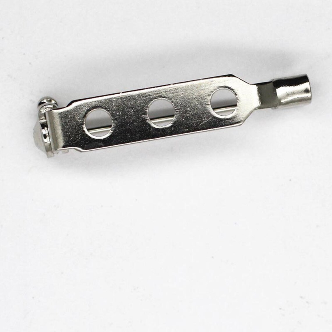 Pin Blanks 1" Bar Pins With Anchor Holes and Safety Catch Pack of 100 ...
