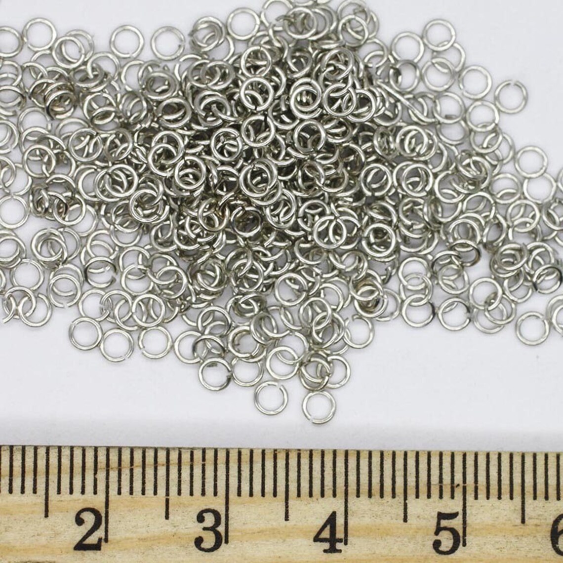 Jewelry Jump Rings Round Silvertone 2.5mm Diameter Pack of 500 - Etsy