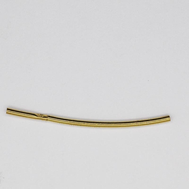 Push Pull Clasp Goldtone One Piece Crimp and Clasp Pack of 5 | Etsy