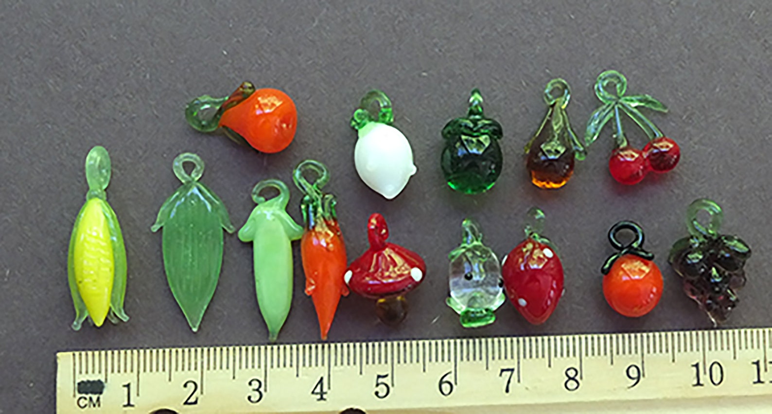 Fruit and Vegetable Glass Bead Necklace Kit Plant Based Vegan - Etsy