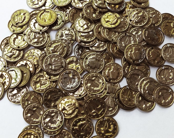 Aluminum Jingle Coins Belly Dancing Jewelry Craft Costume 9mm 3/8 ...