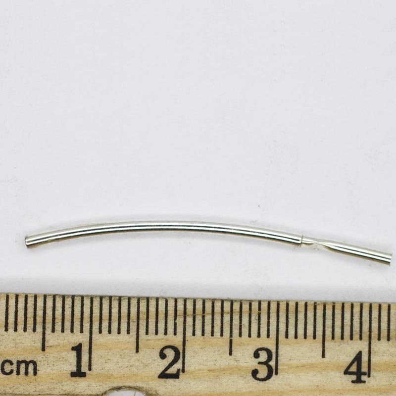 Push Pull Clasp Silvertone One Piece Crimp and Clasp Pack of 5 | Etsy