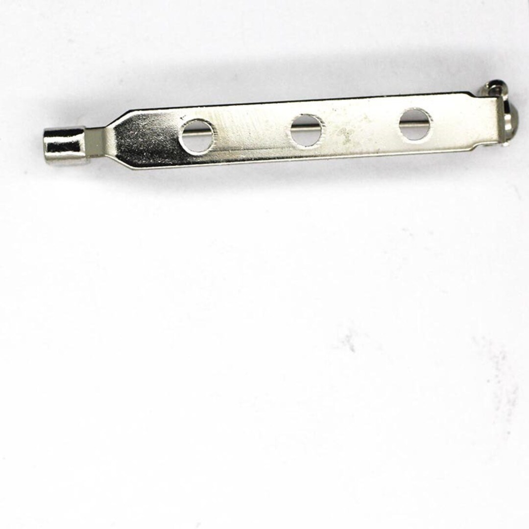 Pin Blanks 1 1/2" Bar Pins With Anchor Holes and Safety Catch Pack of ...