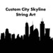 Custom City Skyline String Art - Etsy