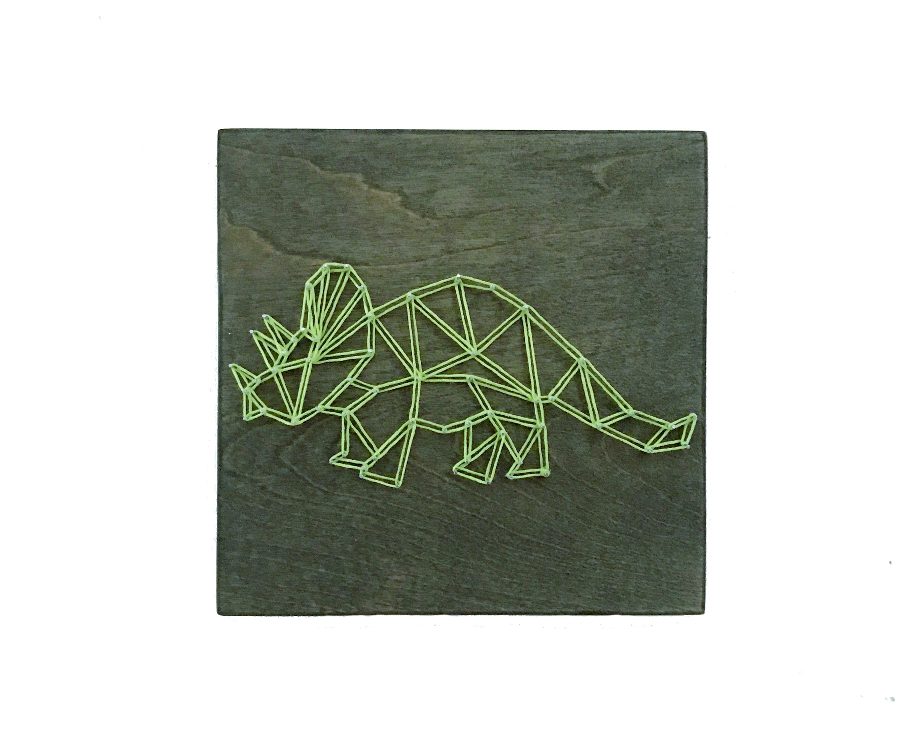Geometric Dinosaur String Art Geometric Animal Dinosaur | Etsy