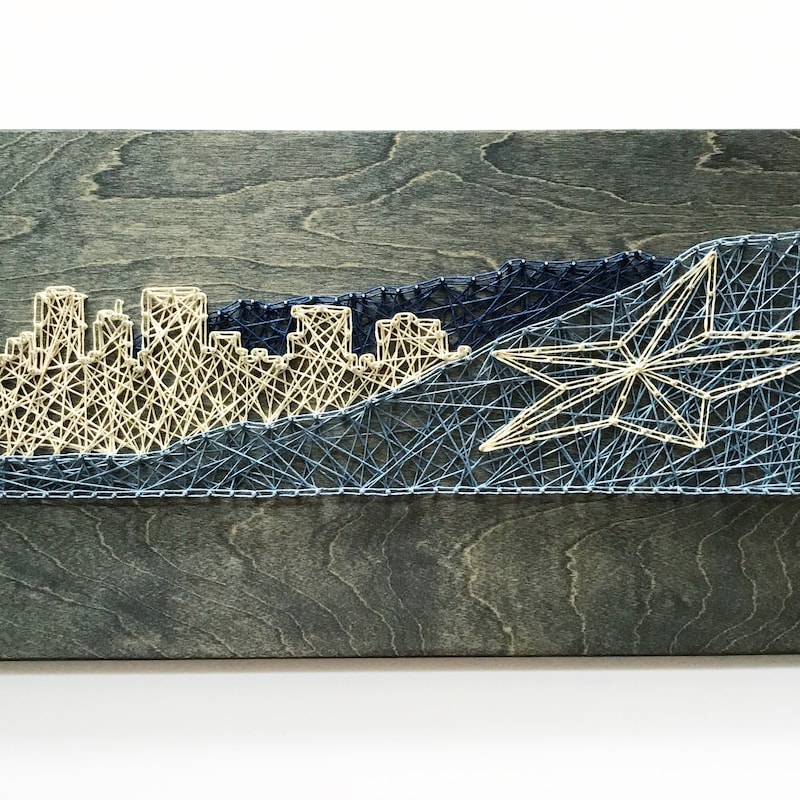 String Art Mountains - Etsy